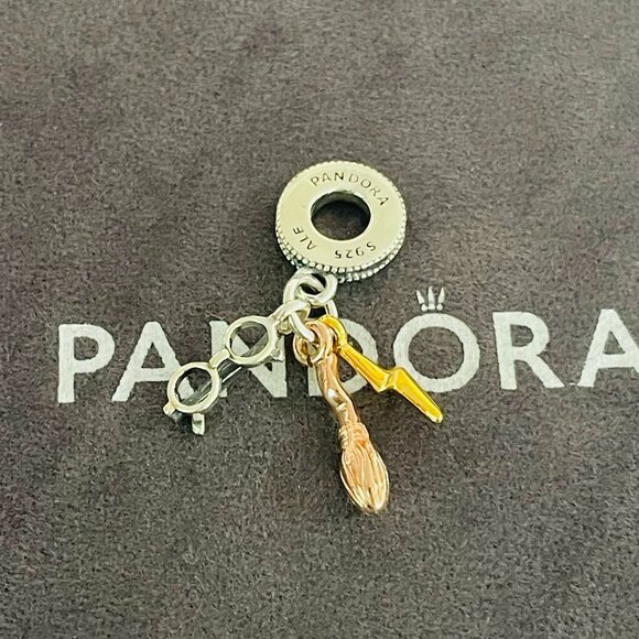 Pandora | Jewelry | Pandora Harry Potter Glasses Nimbus 200 Lightning ...